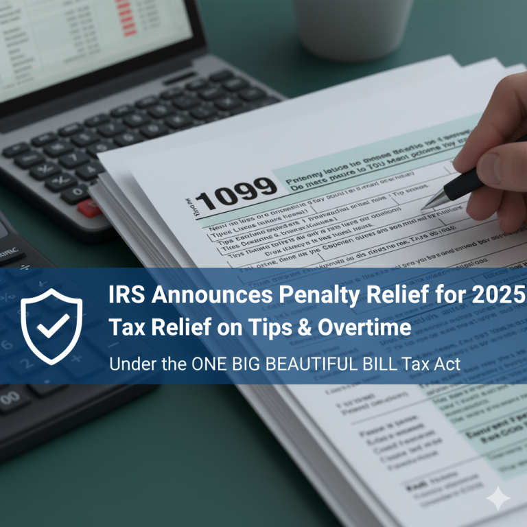 IRS Announces Penalty Relief for Tax Year 2025 for Information ...